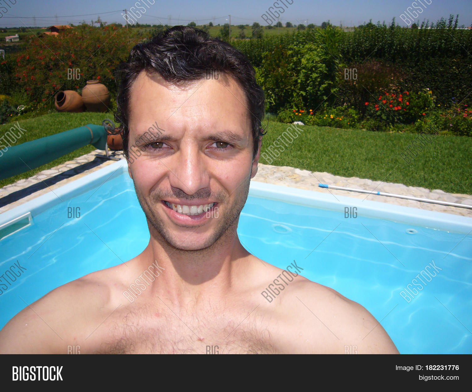 Man Swimming Pool Image & Photo (Free Trial) | Bigstock