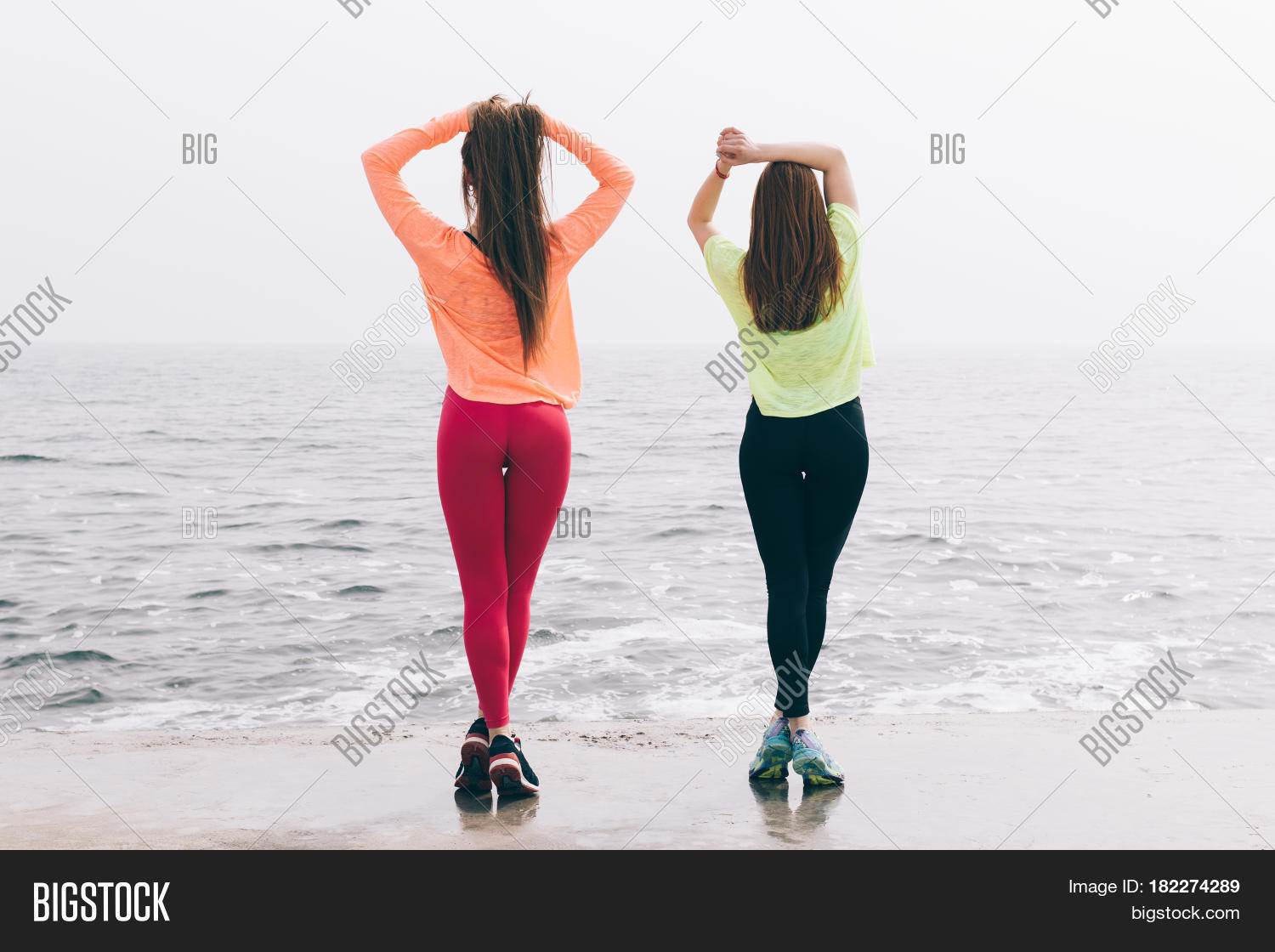 Two Beautiful Slender Image & Photo (Free Trial) | Bigstock