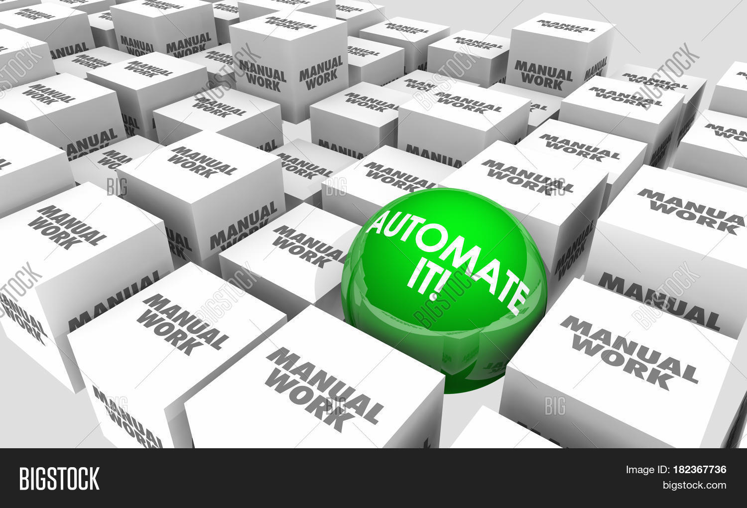 Automate Vs Manual Image & Photo (Free Trial) | Bigstock