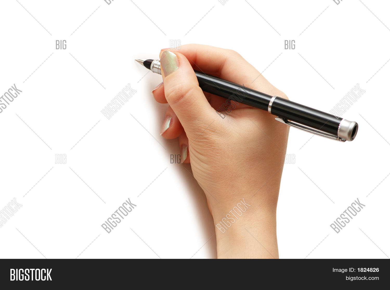 Hand Holding Pen Image & Photo (Free Trial) | Bigstock