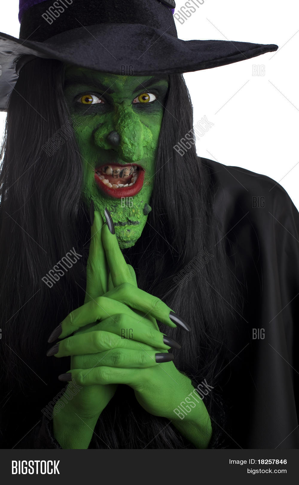 Scary Green Witch, Image & Photo (Free Trial) | Bigstock