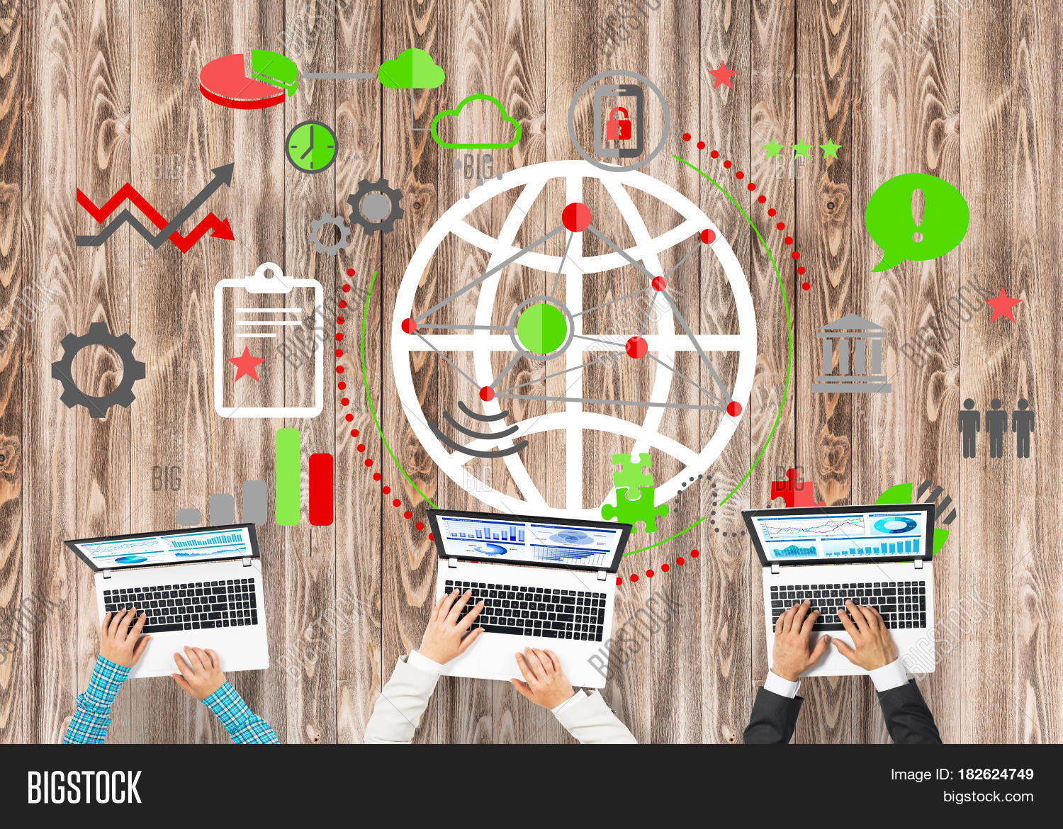 Group Three People Image & Photo (Free Trial) | Bigstock