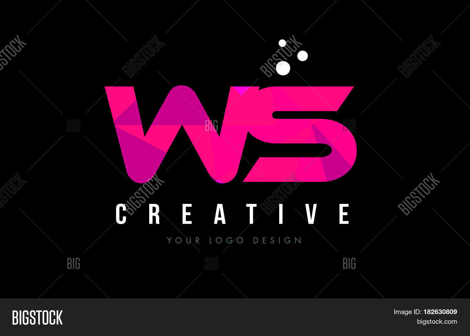 Ws W S Letter Logo Vector & Photo (Free Trial) | Bigstock