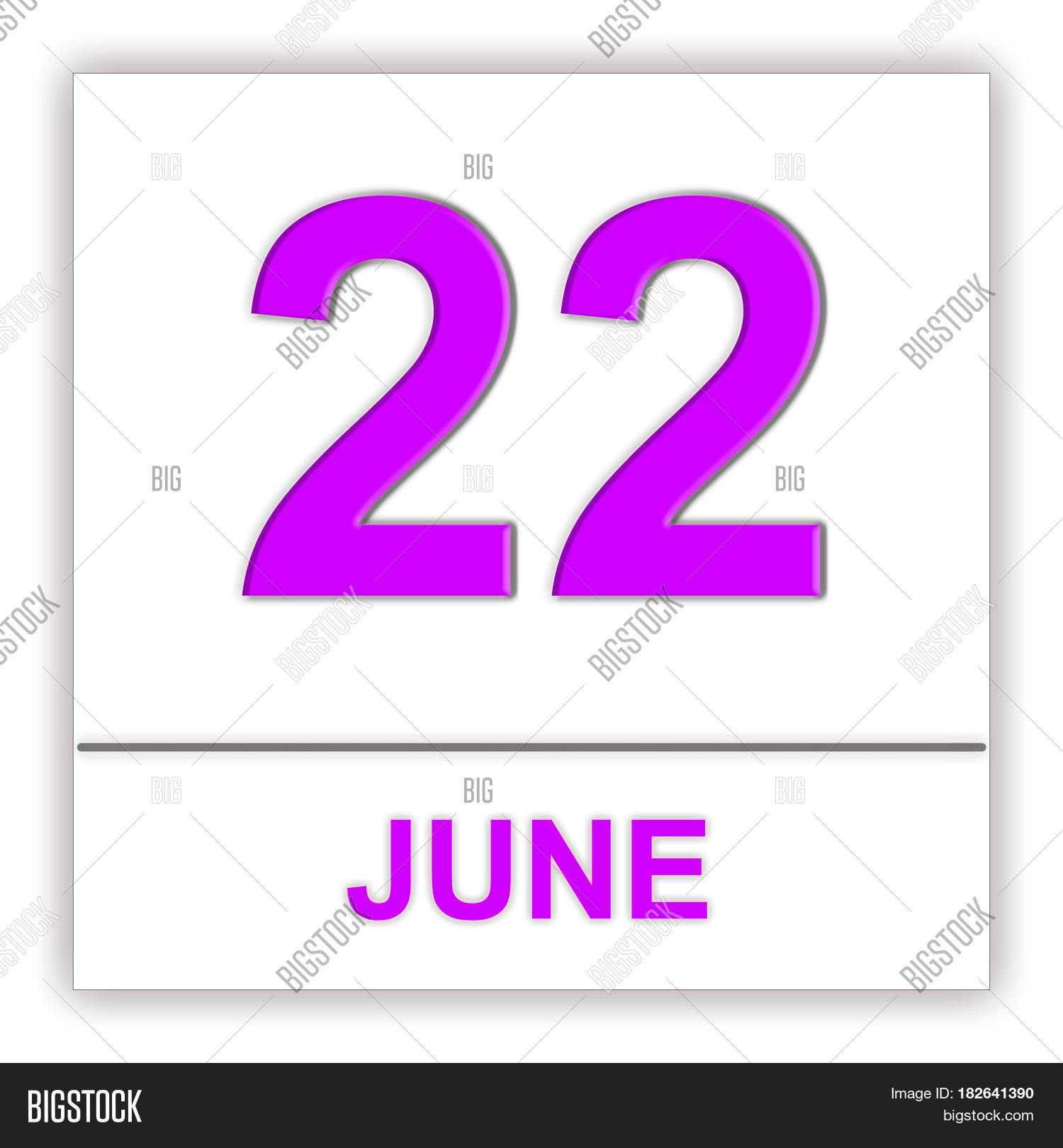 June 22. Day On Image & Photo (Free Trial) | Bigstock