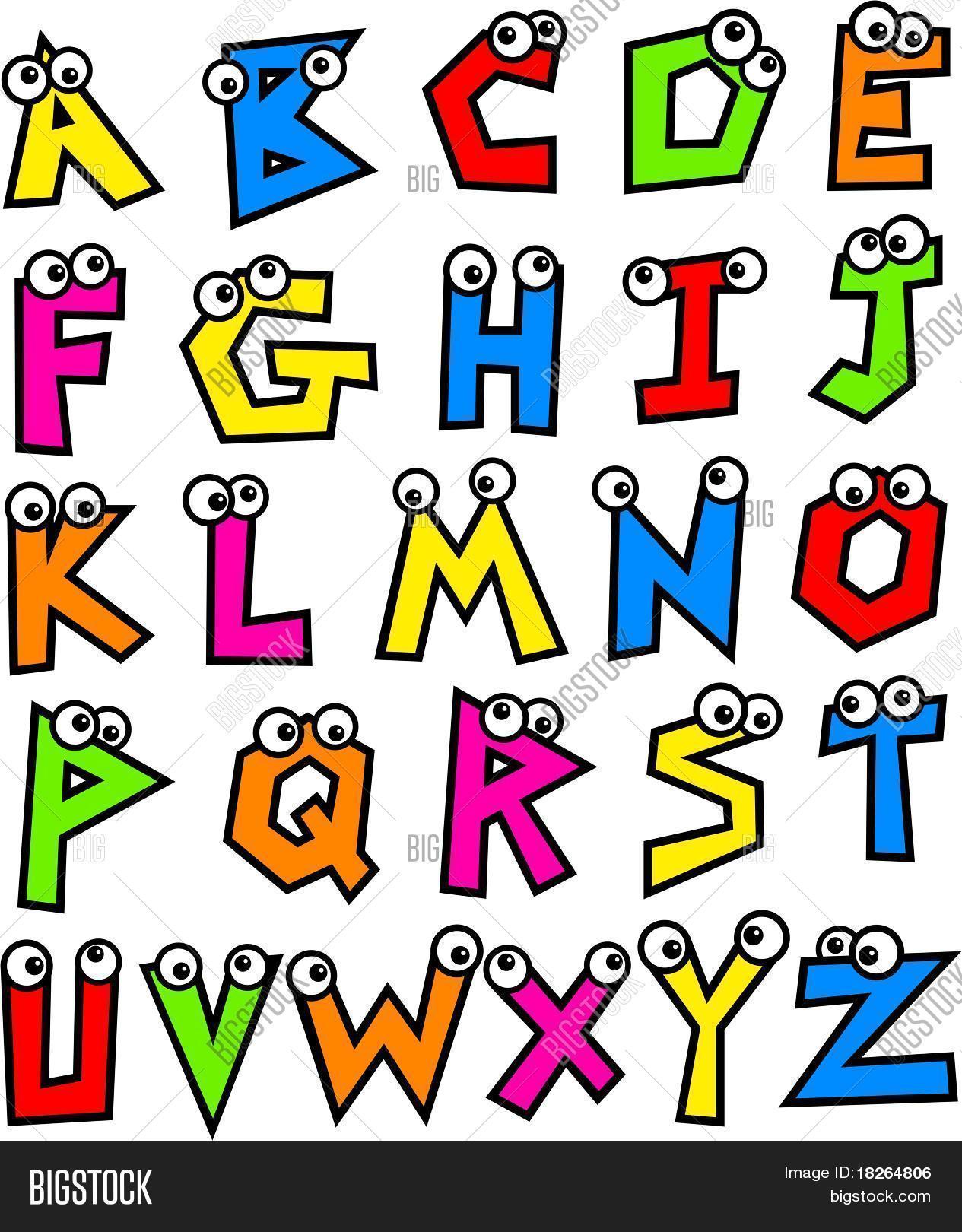 Funky Alphabet Image & Photo (Free Trial) | Bigstock
