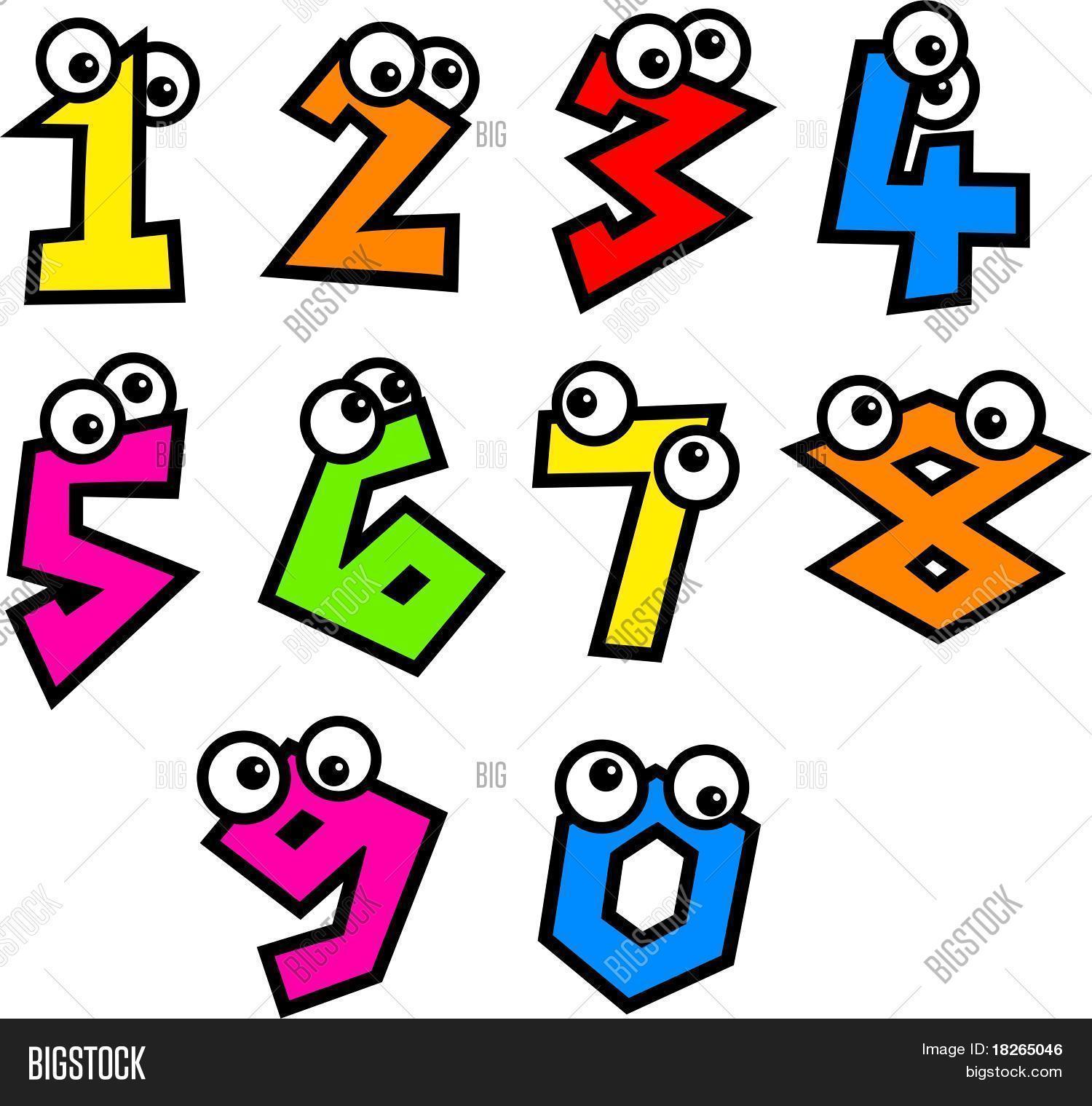 Funky Numbers Image & Photo (Free Trial) | Bigstock