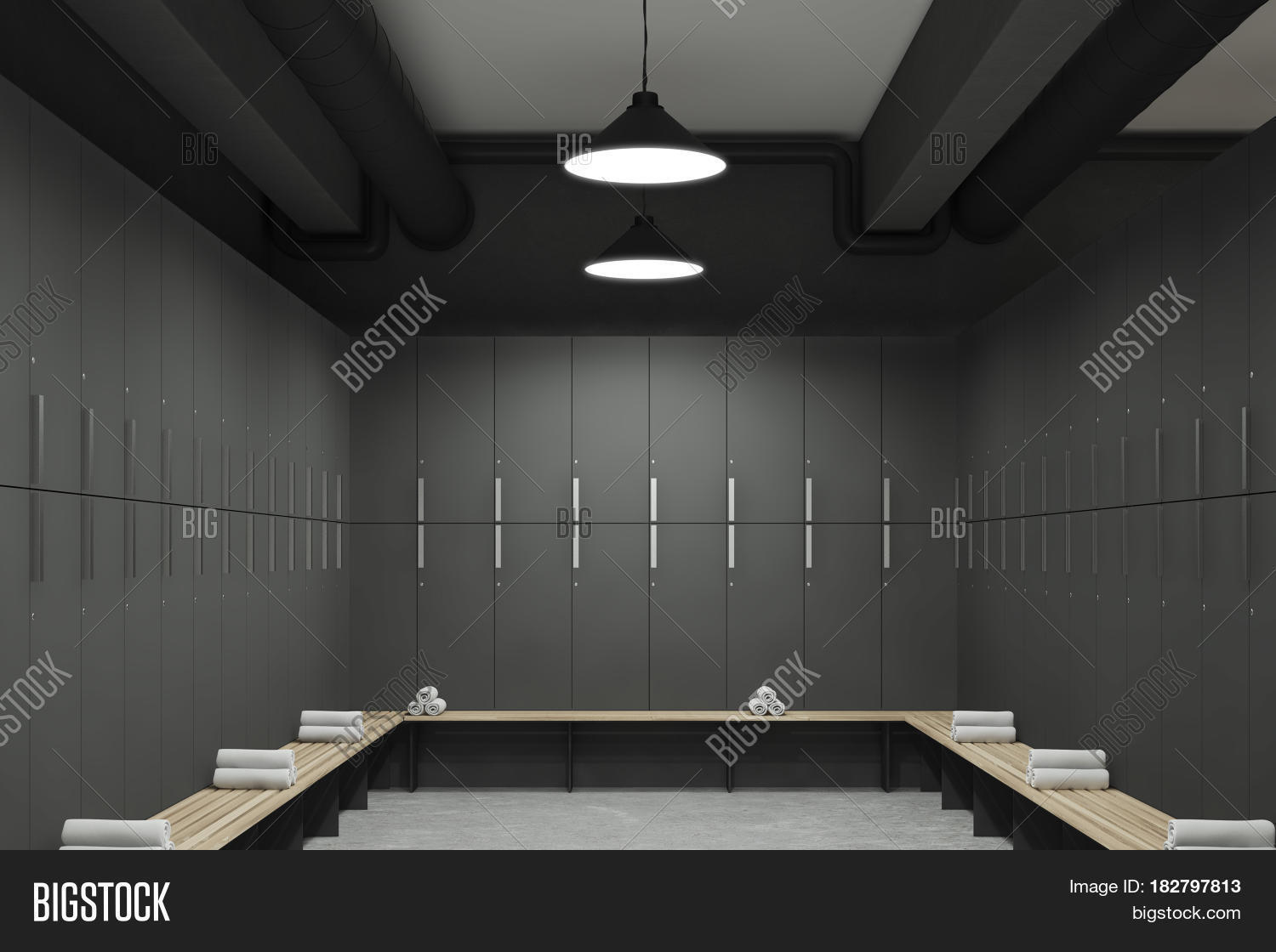 Front View Gray Locker Image & Photo (Free Trial) | Bigstock