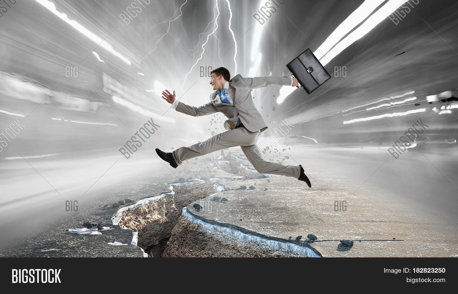 Businessman Trying Image & Photo (Free Trial) | Bigstock