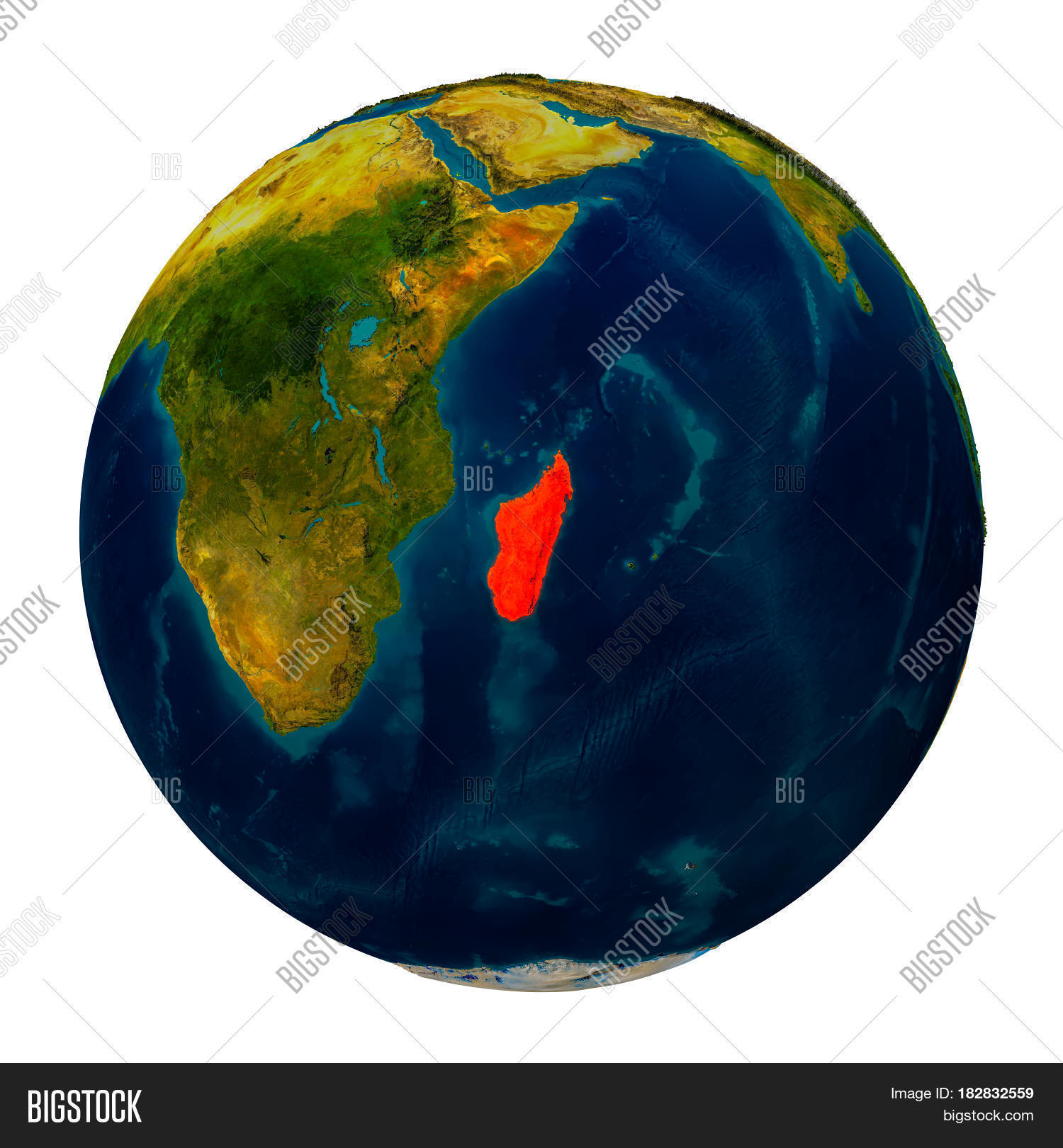Madagascar Highlighted Image & Photo (Free Trial) | Bigstock