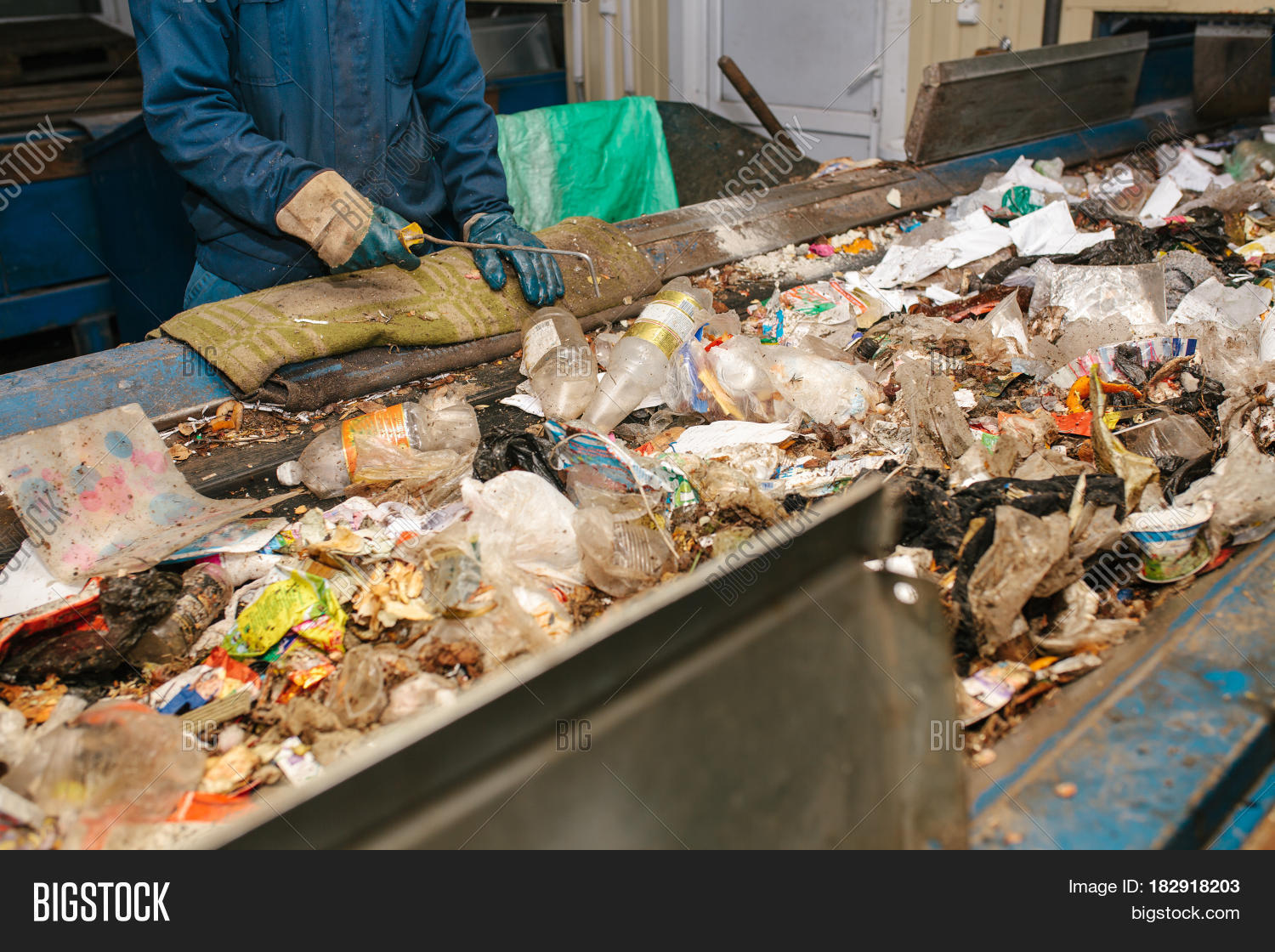 Worker Sorts Waste Image & Photo (Free Trial) | Bigstock