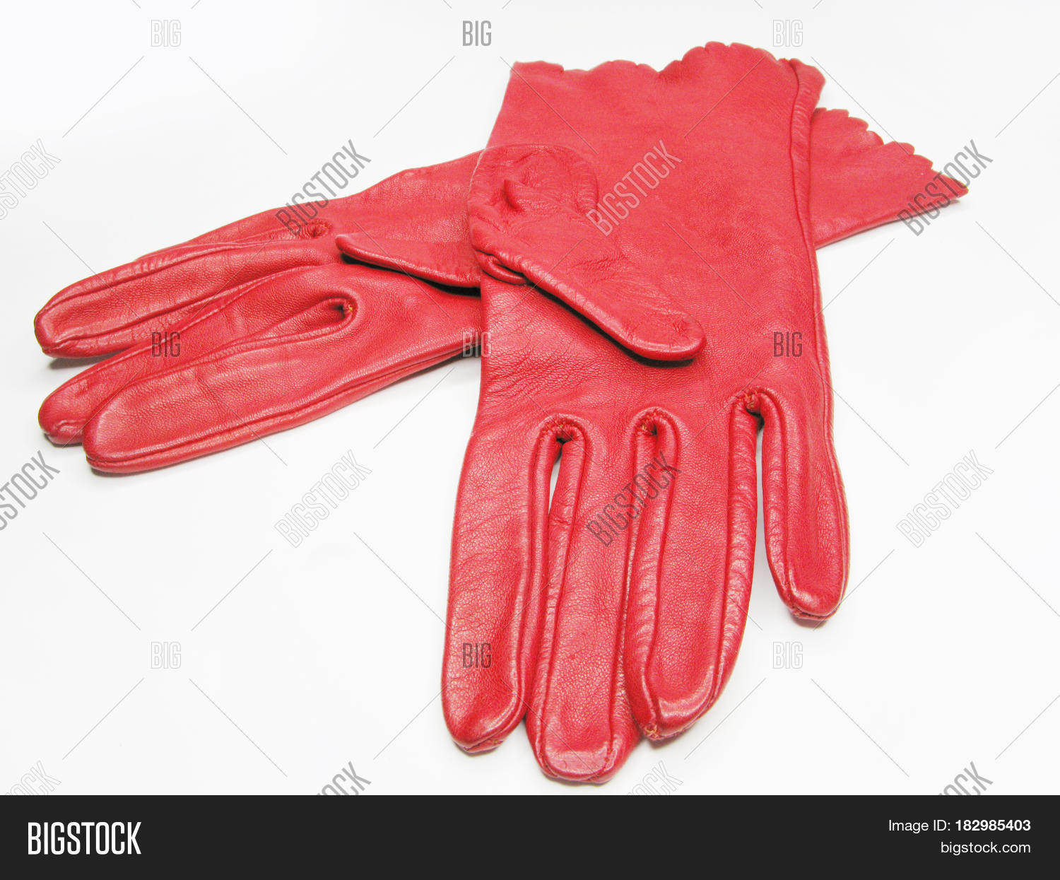Red Women Gloves Image & Photo (Free Trial) | Bigstock