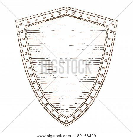 Shield. Hand Drawn Vector & Photo (Free Trial) | Bigstock