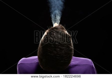Man Exhaling Smoke On Image & Photo (Free Trial) | Bigstock
