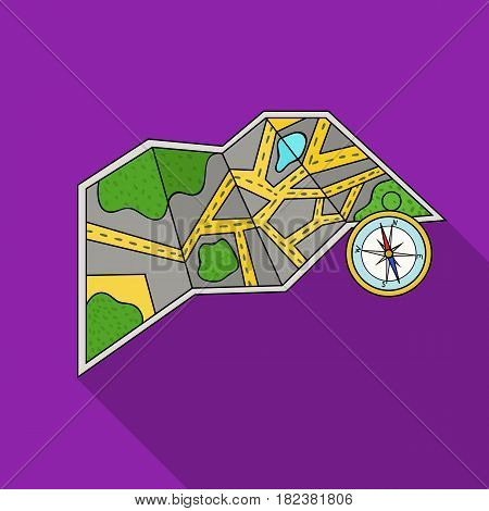 Travel Map Compass Vector & Photo (Free Trial) | Bigstock