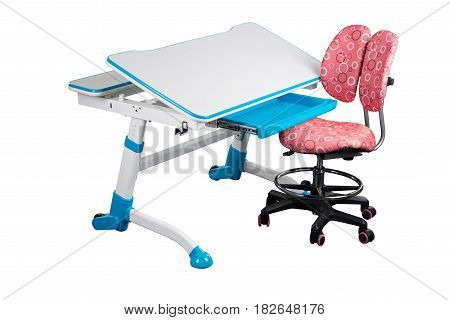 Blue School Desk Blue Image & Photo (Free Trial) | Bigstock