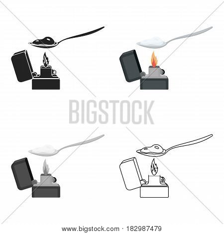 Heroin Icon Cartoon Vector & Photo (Free Trial) | Bigstock