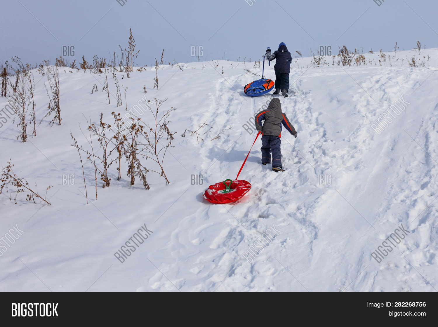 Child Climb Hill Tube Image & Photo (Free Trial) | Bigstock