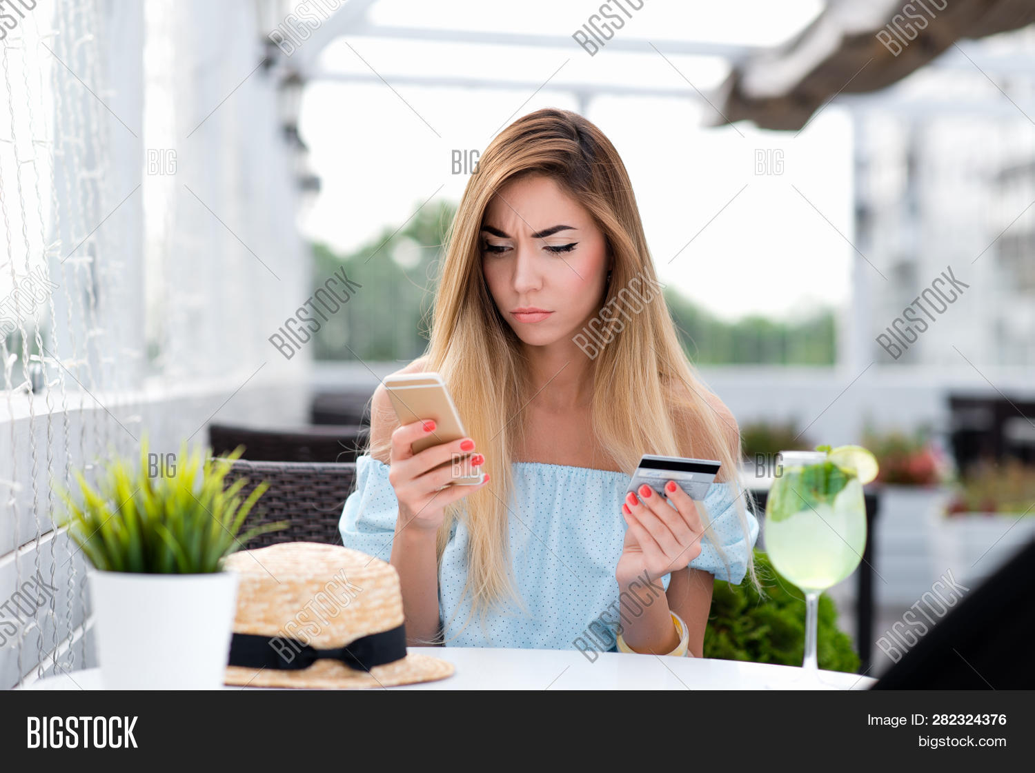 Beautiful Girl Cafe Image & Photo (Free Trial) | Bigstock