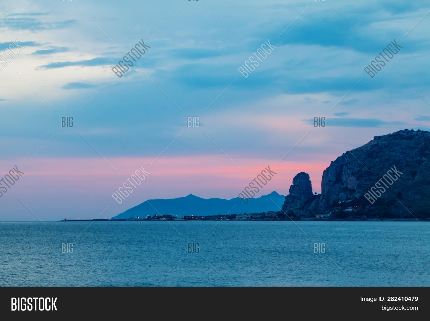 Red Sunset Terracina, Image & Photo (Free Trial) | Bigstock