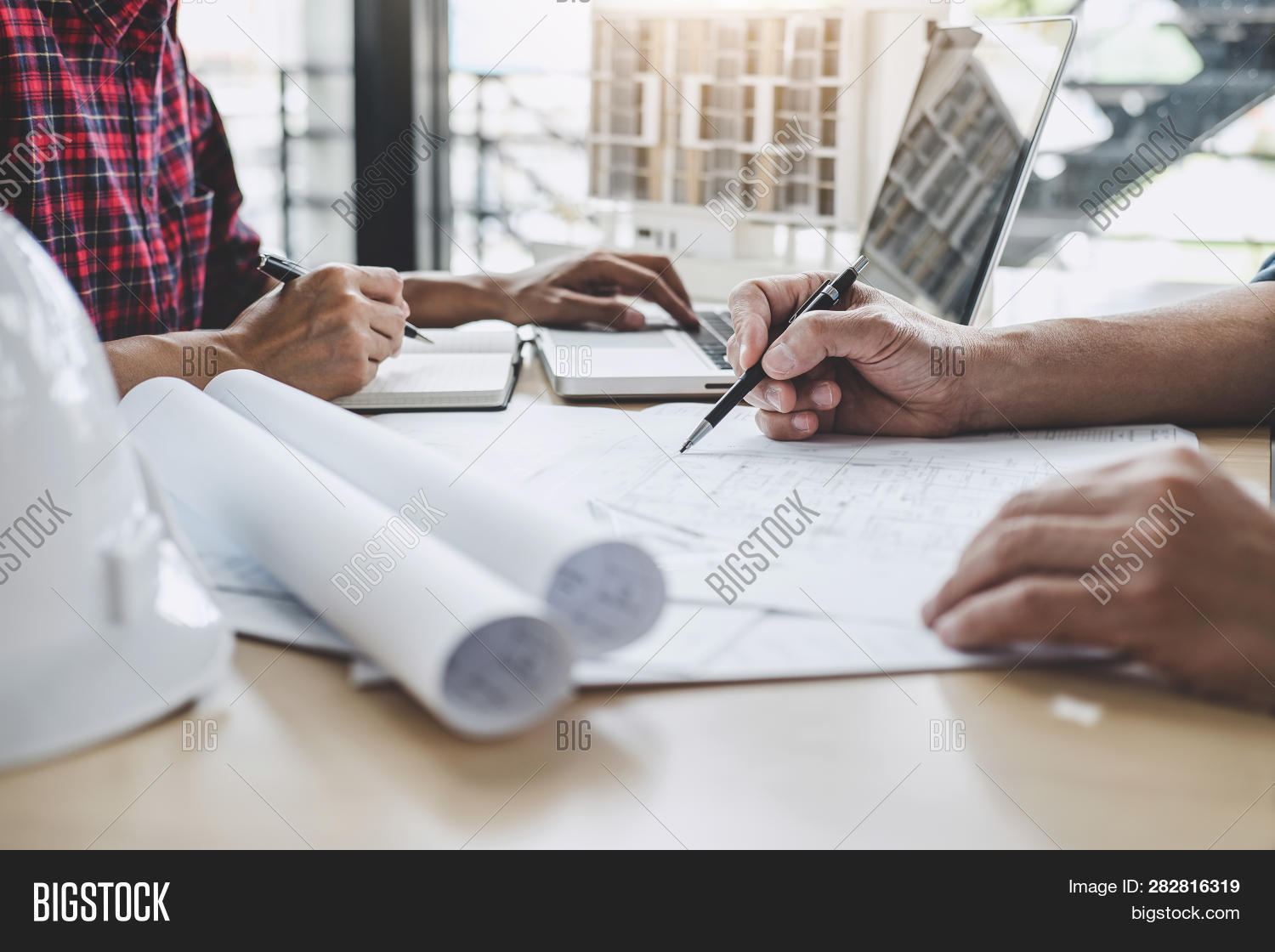 Hands Architect Image & Photo (Free Trial) | Bigstock