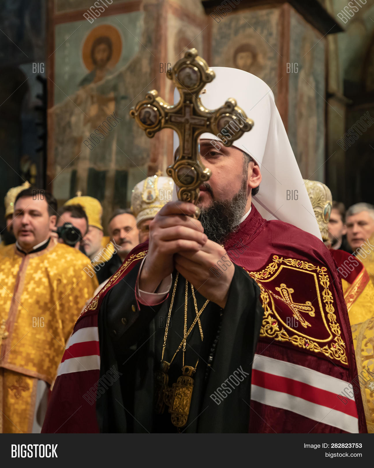 Enthronement Primate Image And Photo Free Trial Bigstock