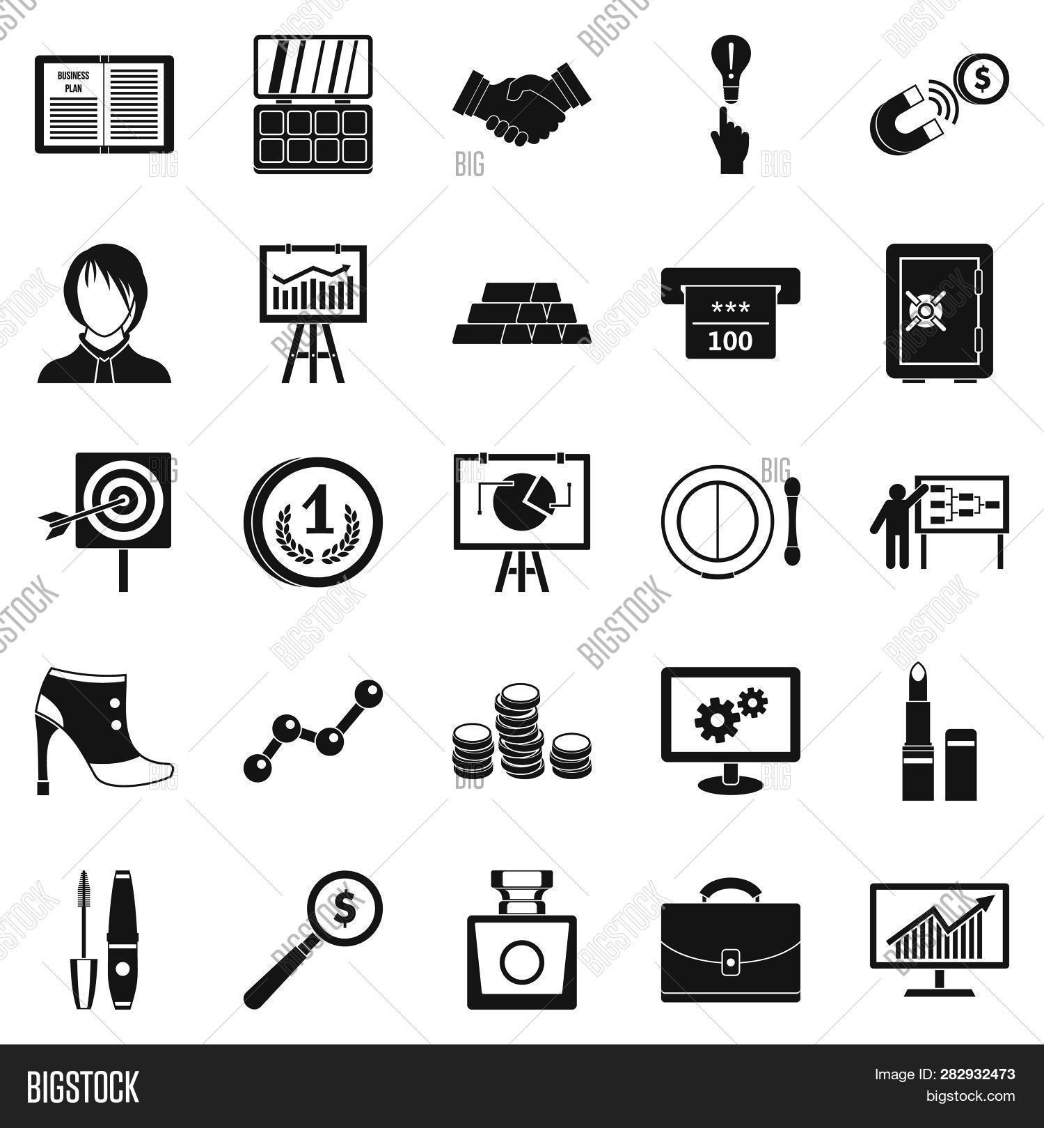 Symposium Icons Set. Image & Photo (Free Trial) | Bigstock