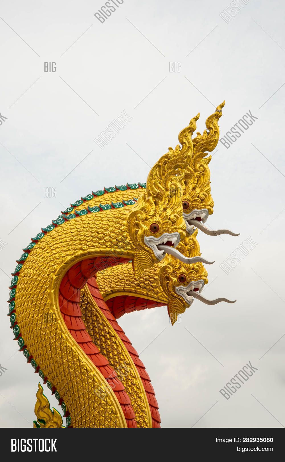 Three Golden Serpent Image & Photo (Free Trial) | Bigstock