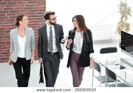 Boss Employees Walk Image & Photo (Free Trial) | Bigstock