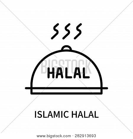 Islamic Halal Icon Vector & Photo (Free Trial) | Bigstock