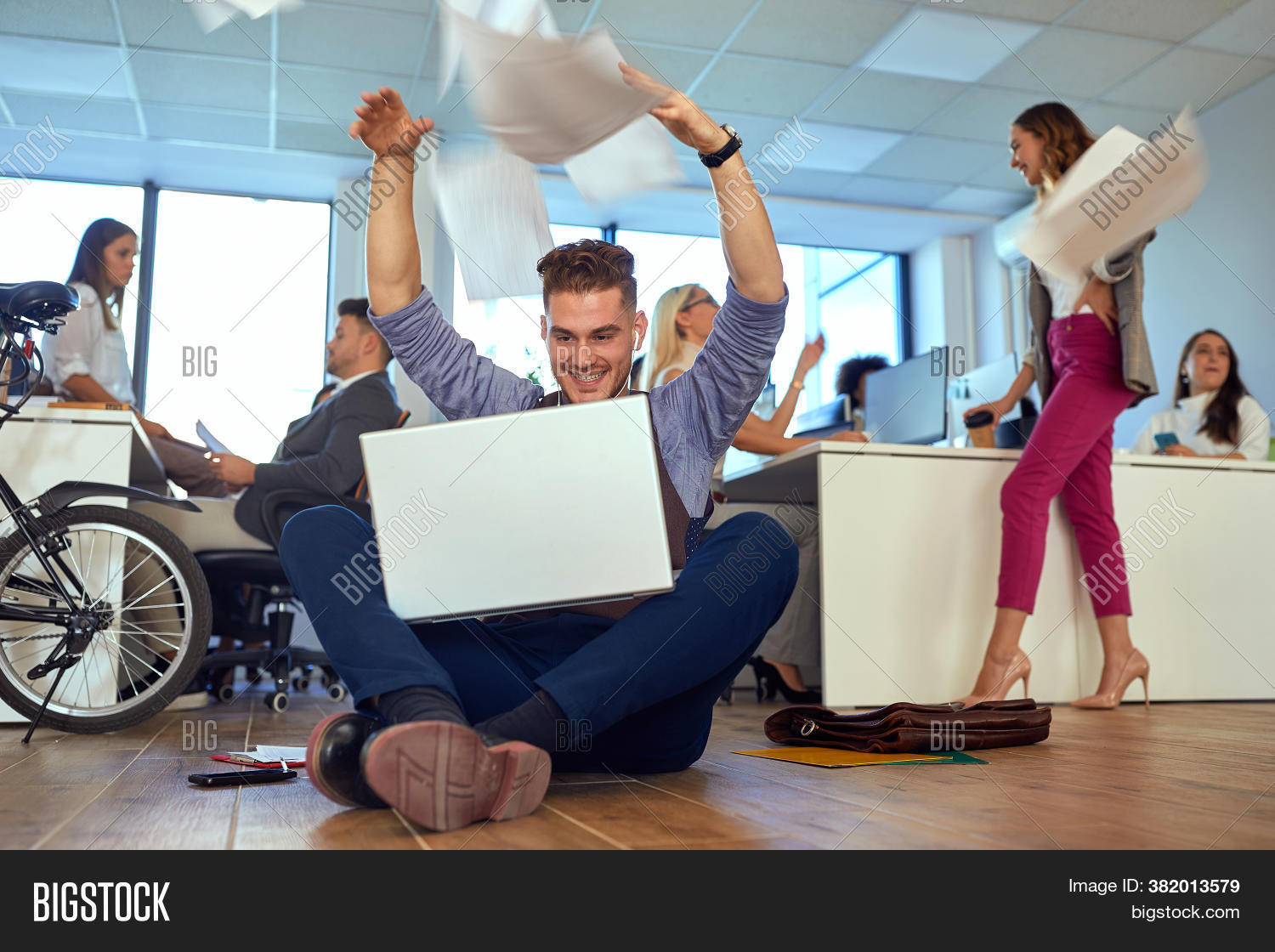 Young Man Happy Having Image & Photo (Free Trial) | Bigstock