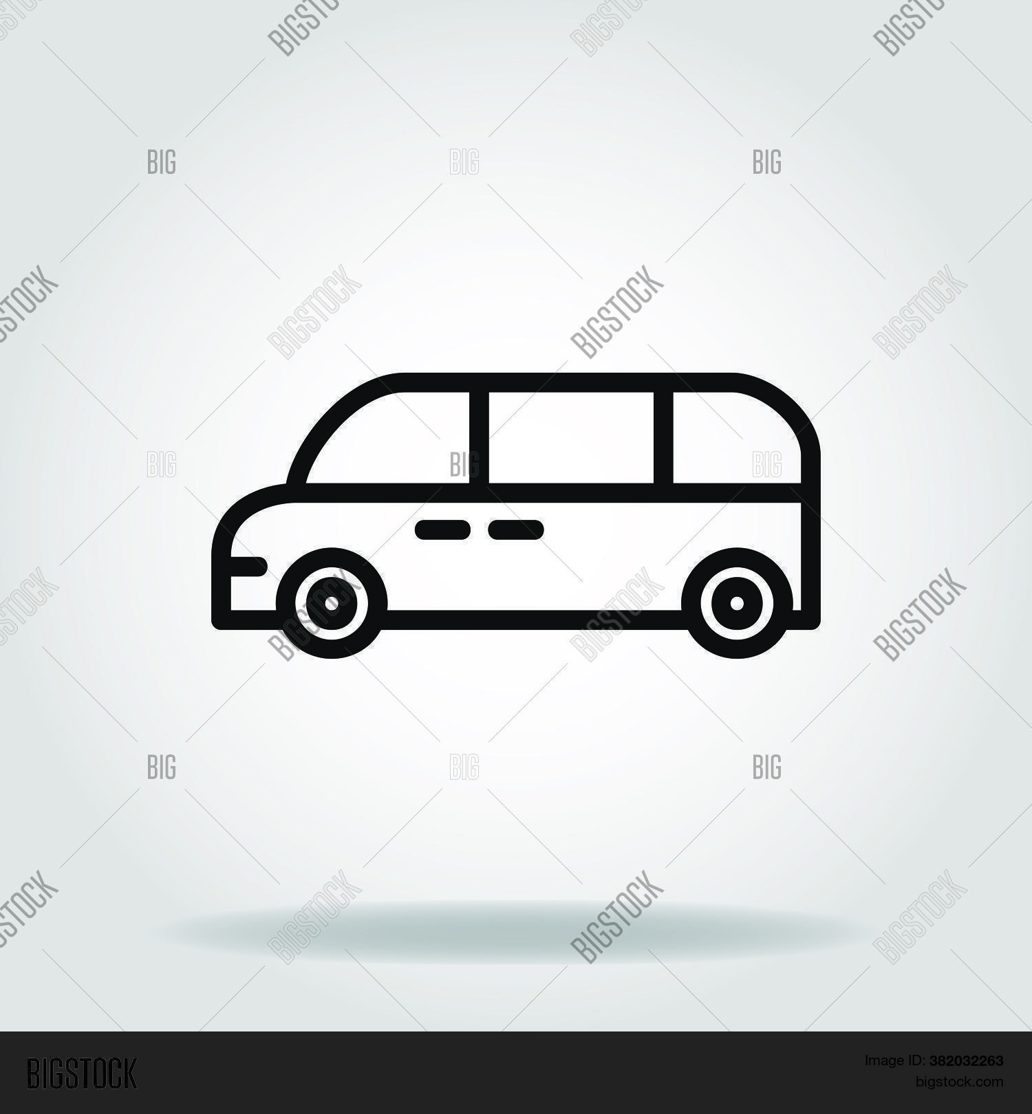 Logo Symbol Minibus Vector & Photo (Free Trial) | Bigstock
