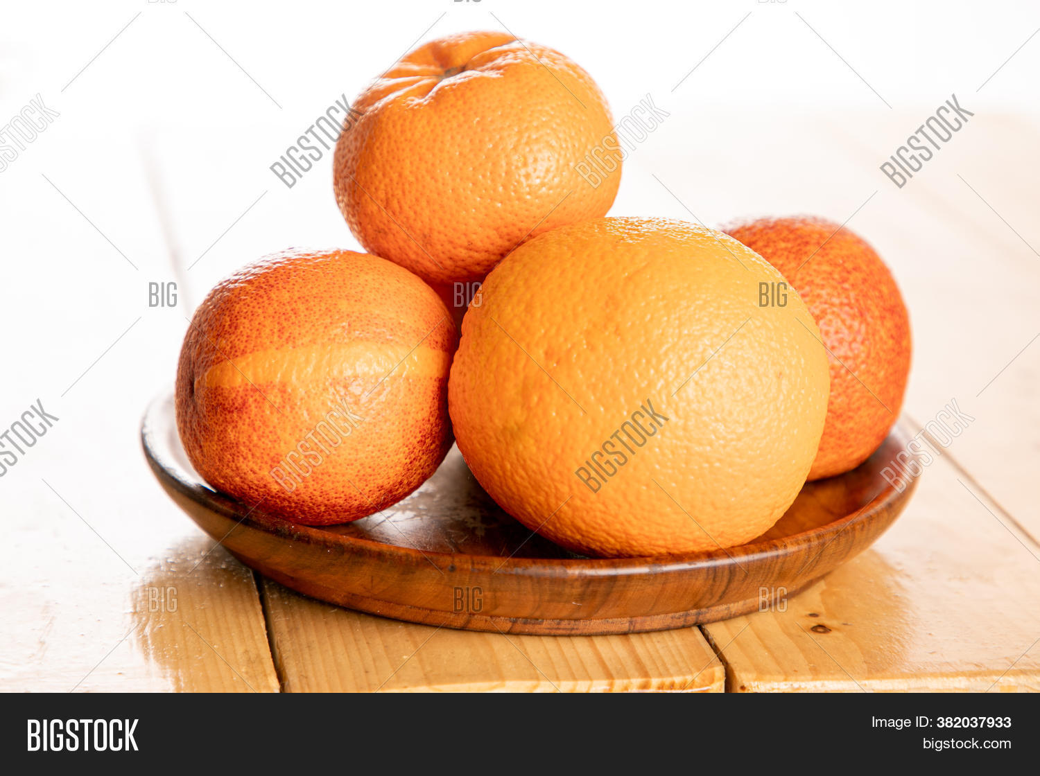 Oranges On Wooden Image & Photo (Free Trial) | Bigstock
