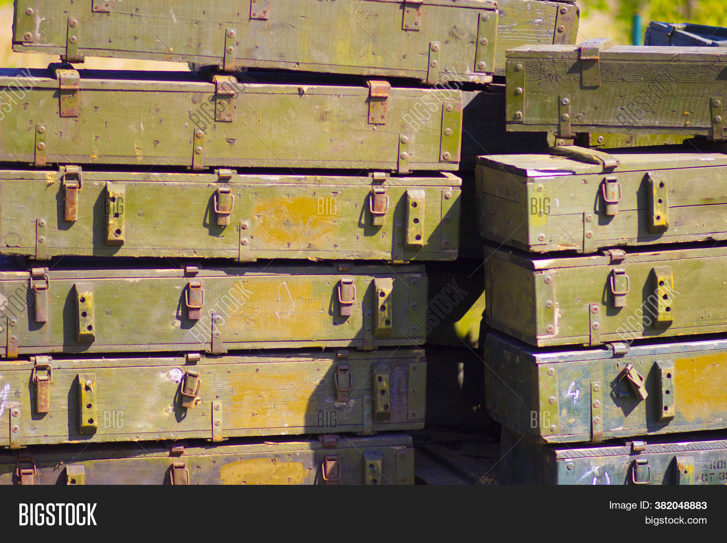 Green Wooden Military Image & Photo (Free Trial) | Bigstock