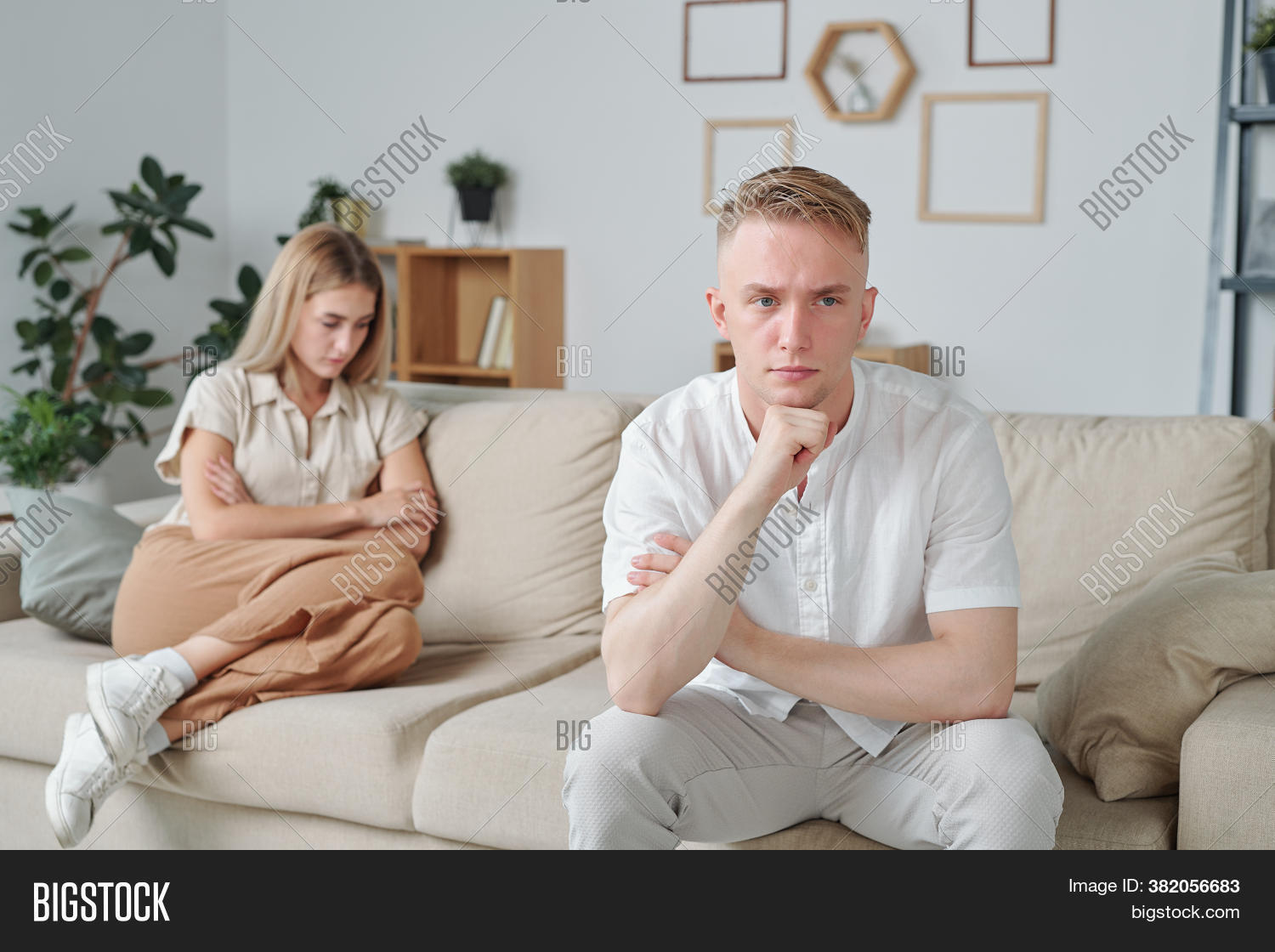 Young Tense Man Upset Image & Photo (Free Trial) | Bigstock