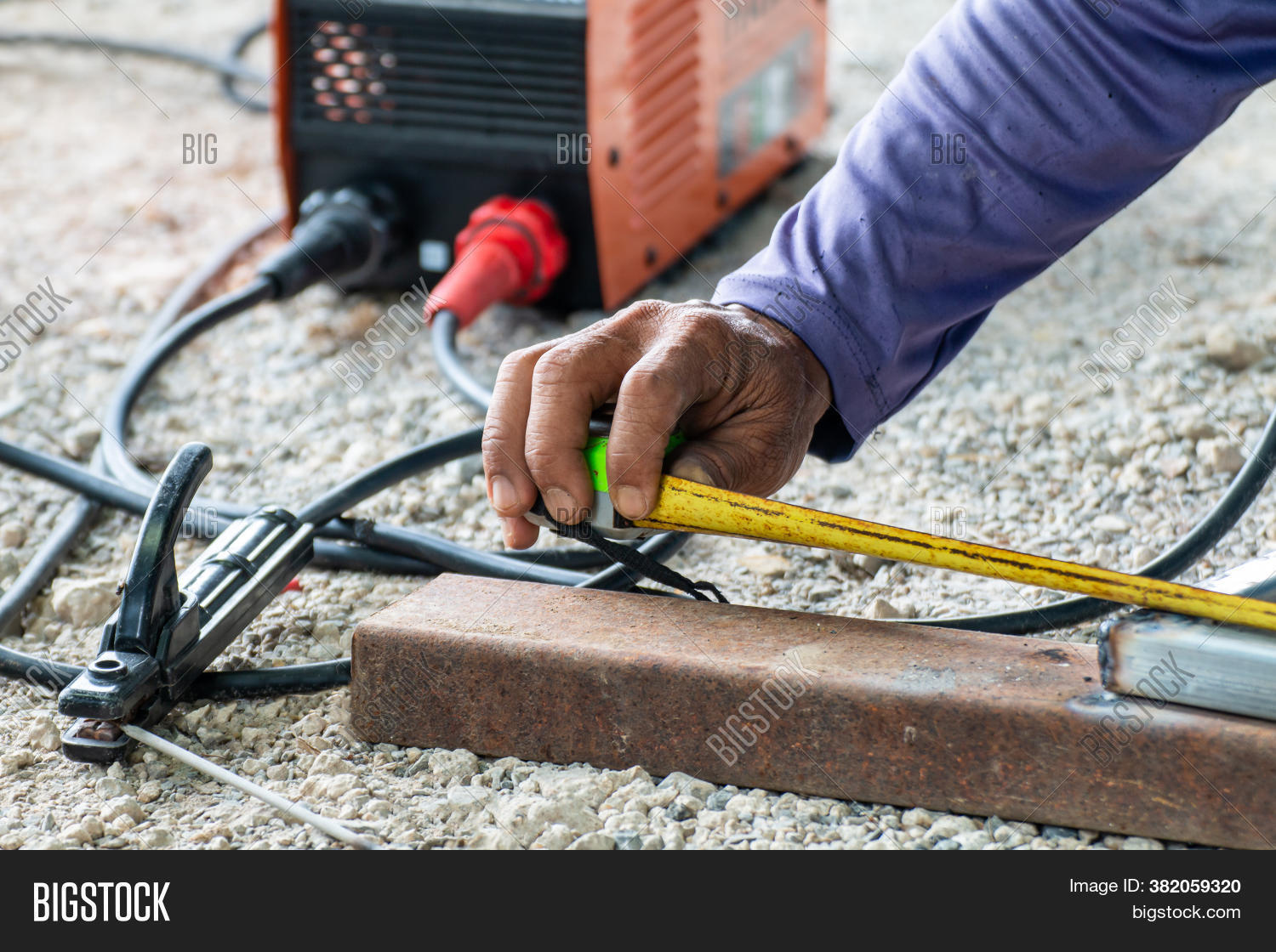 Worker Welder Holding Image & Photo (Free Trial) | Bigstock