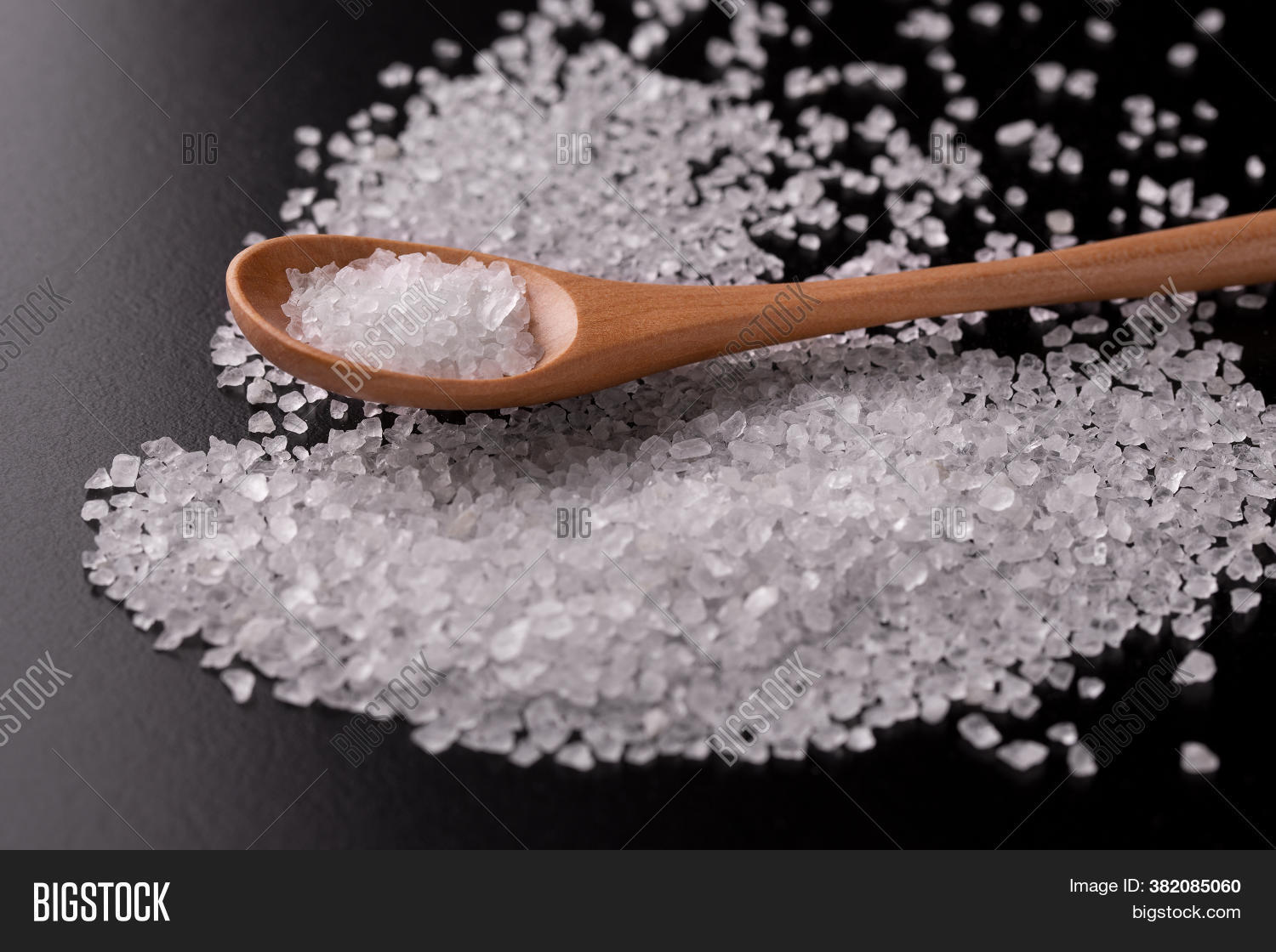 Salt Crystals Spoon. Image & Photo (Free Trial) | Bigstock