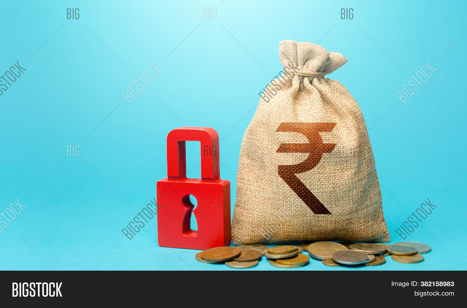 Indian Rupee Money Bag Image & Photo (Free Trial) | Bigstock