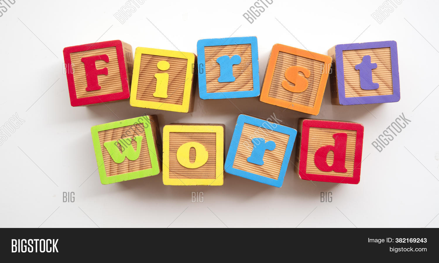 First Word Word Made Image & Photo (Free Trial) | Bigstock