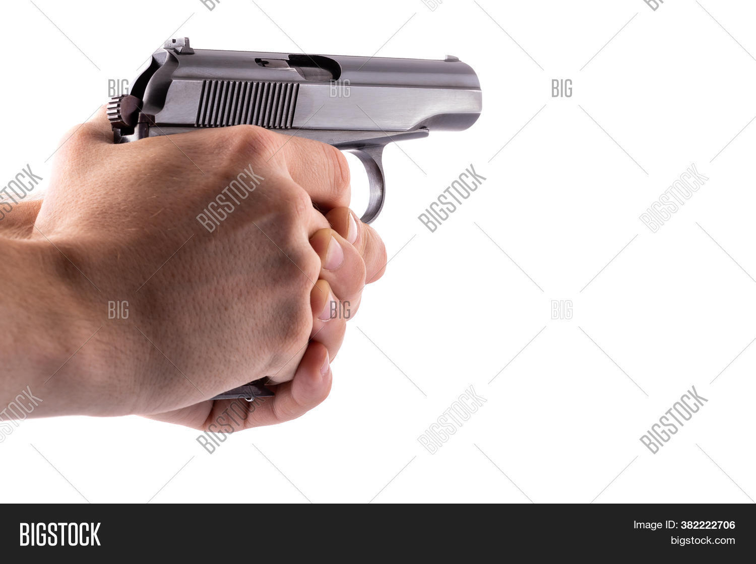 Makarov Pistol Man Image & Photo (Free Trial) | Bigstock