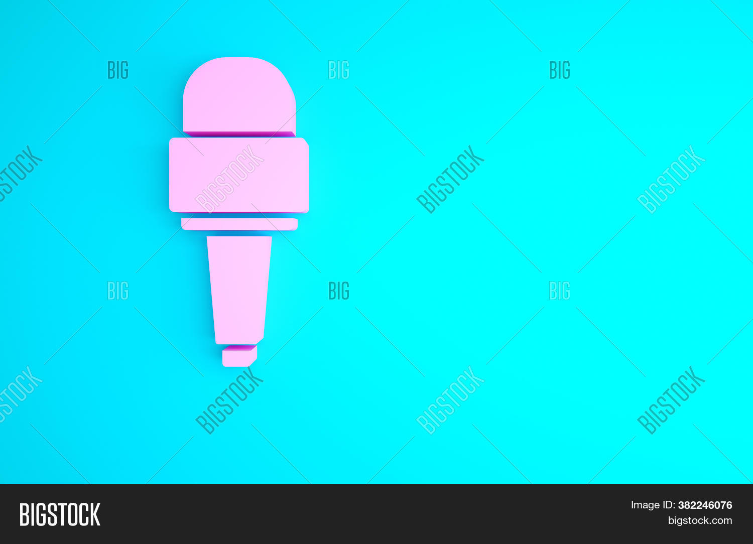 Pink Microphone Icon Image & Photo (Free Trial) | Bigstock