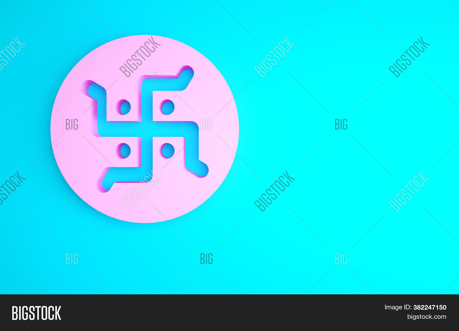 Pink Hindu Swastika Image & Photo (Free Trial) | Bigstock
