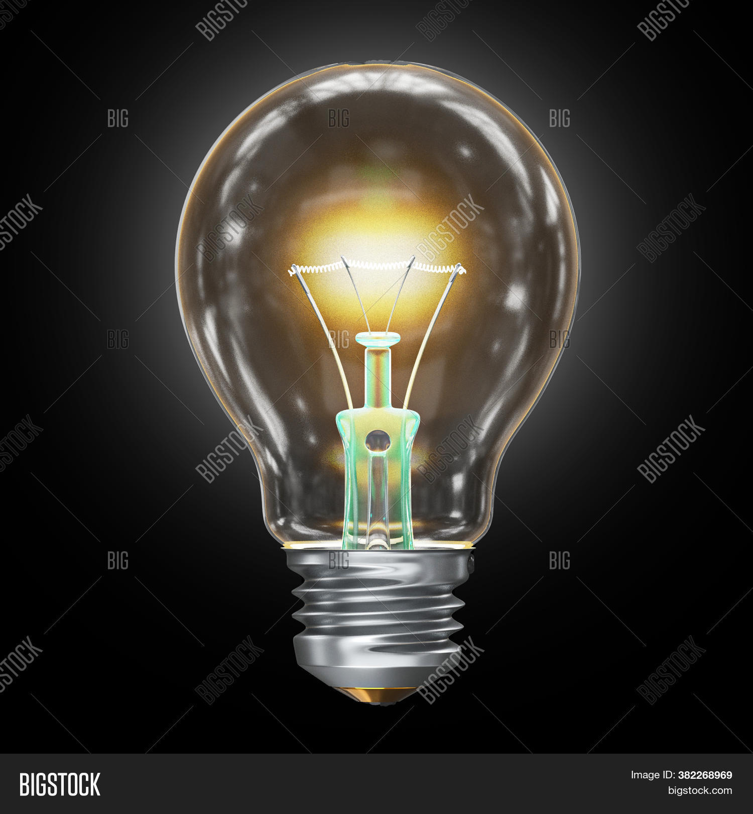 Light Bulb 3d Render Image & Photo (Free Trial) | Bigstock