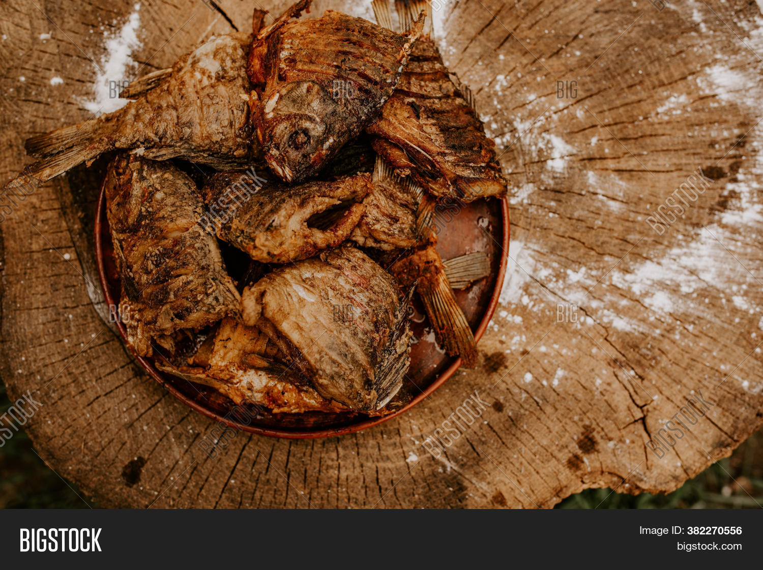 Fried Fish Crucian Image & Photo (Free Trial) | Bigstock