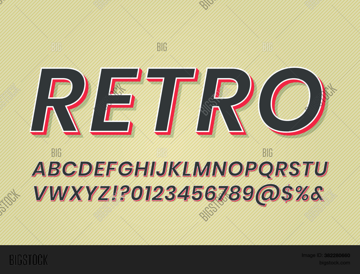 Retro Vintage 3D Vector & Photo (Free Trial) | Bigstock