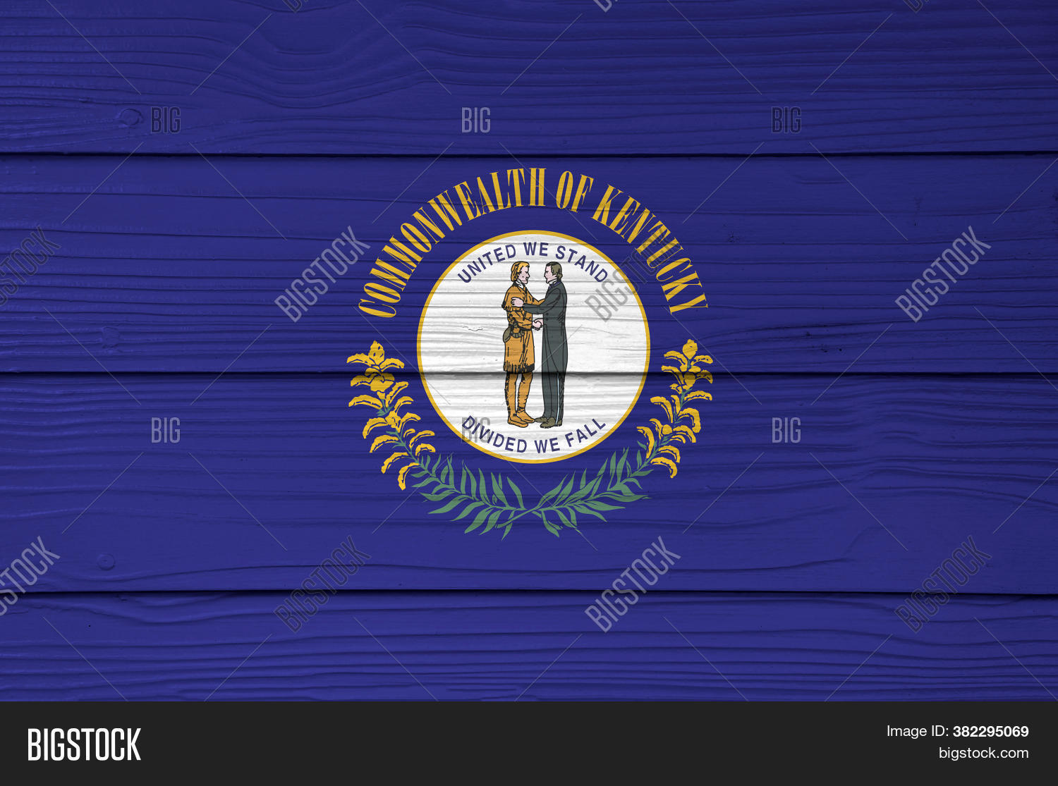 Kentucky Flag Color Image & Photo (Free Trial) | Bigstock