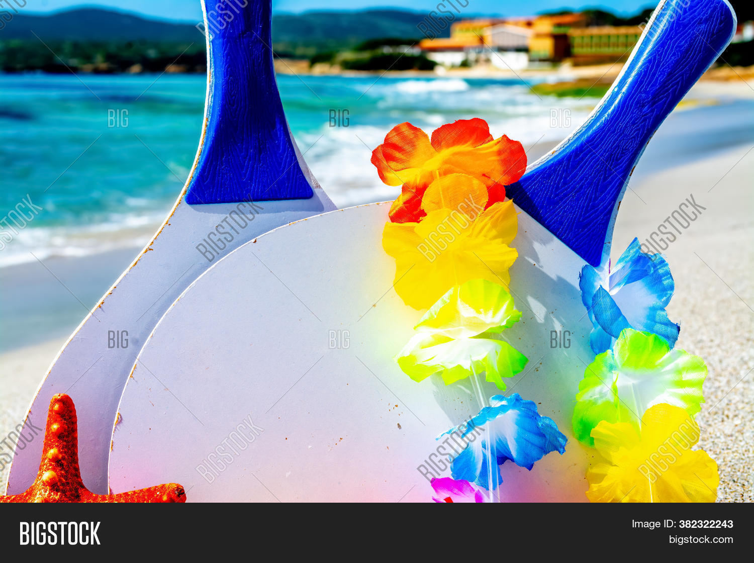 Close Beach Rackets On Image & Photo (Free Trial) | Bigstock