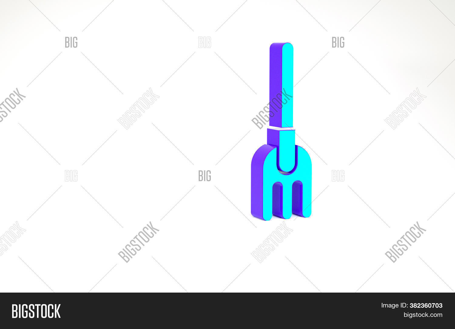 Turquoise Garden Rake Image & Photo (Free Trial) | Bigstock