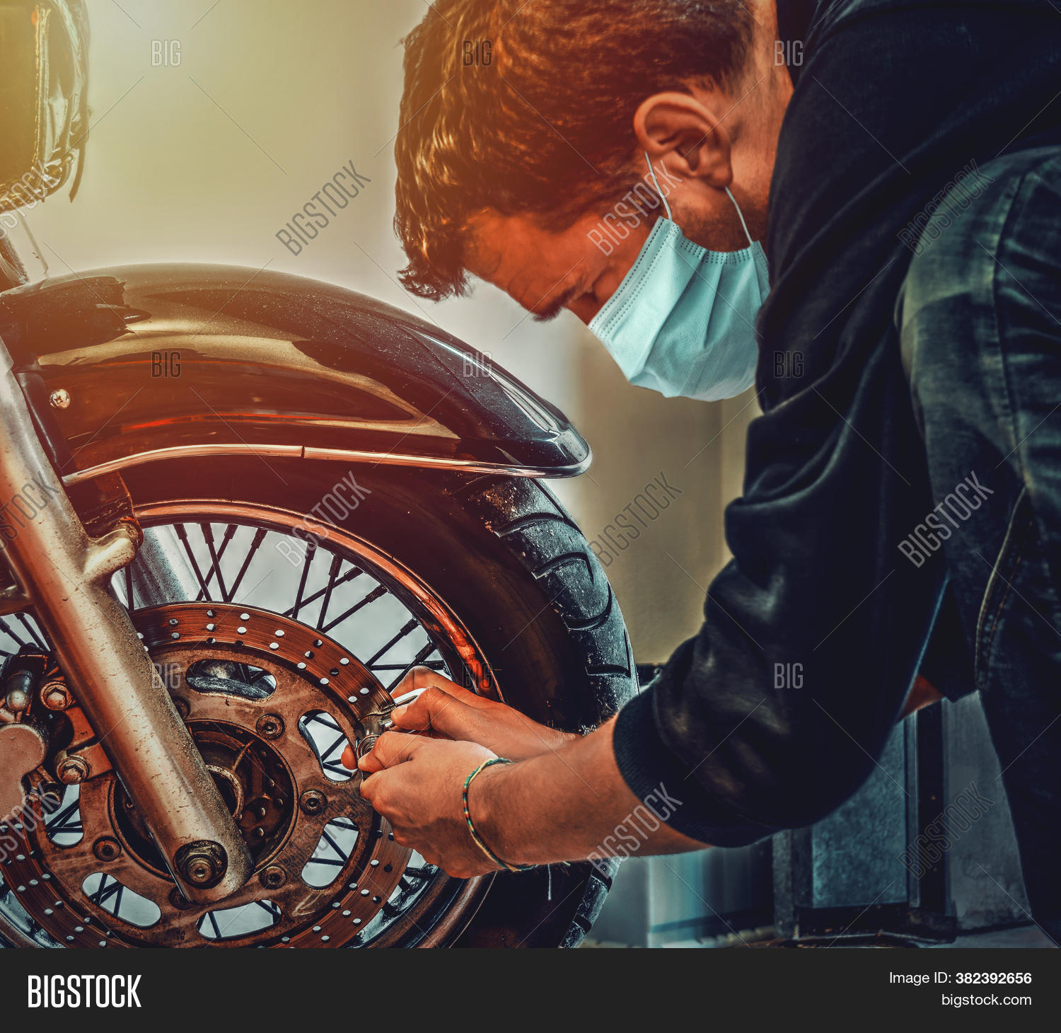 Biker Virus Protective Image & Photo (Free Trial) | Bigstock