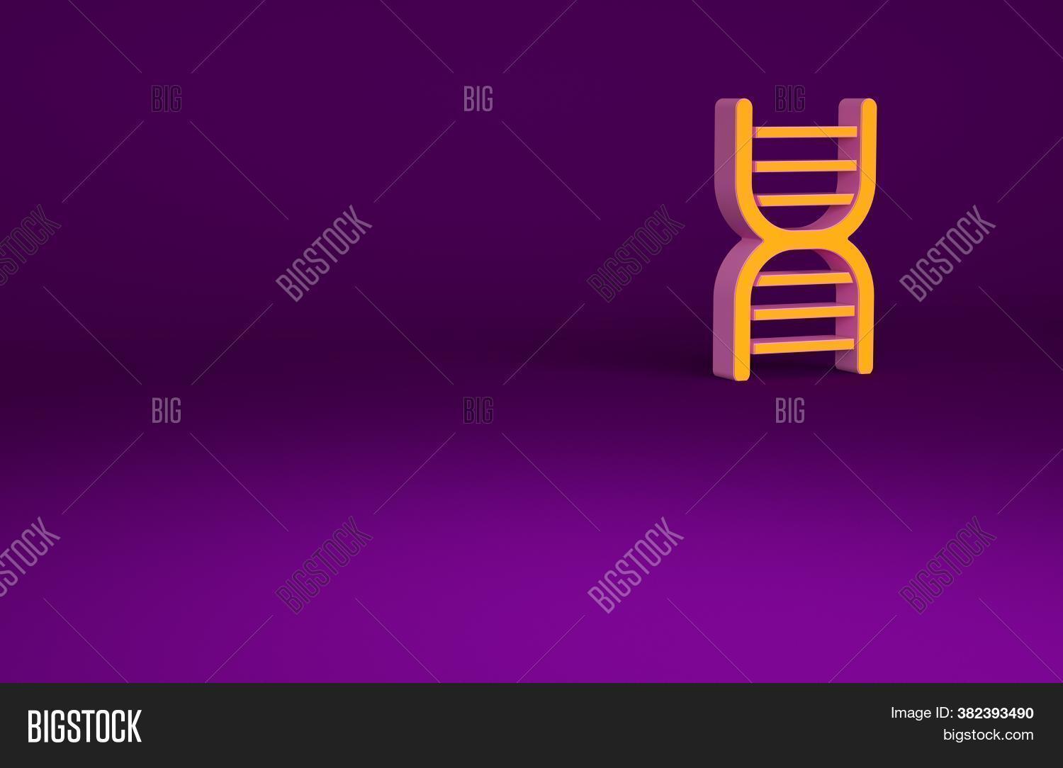 Orange Dna Symbol Icon Image & Photo (Free Trial) | Bigstock