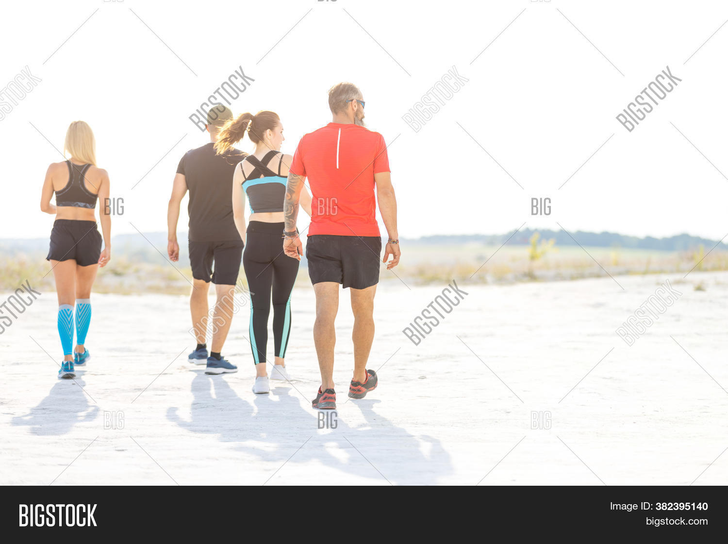 Group Four Runners Image & Photo (Free Trial) | Bigstock